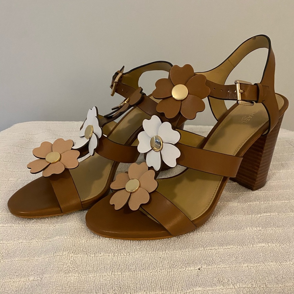 Michael Kors Kit Flower Heels - Gem